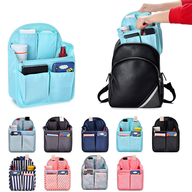 Women Backpack Large space Organiser Insert Bag Felt Bag Organiser for ...