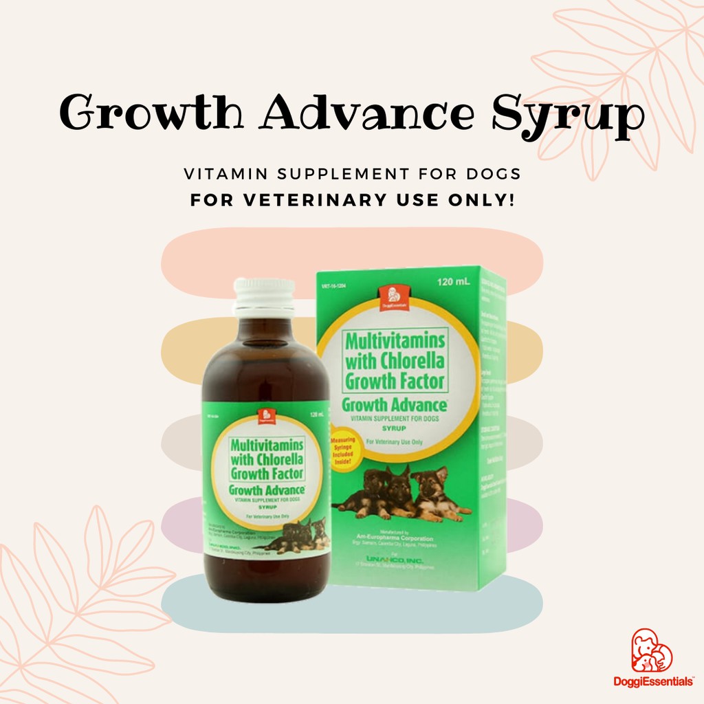 Growth Advance Syrup - Vitamin Supplement for Dogs and Cats | Shopee ...