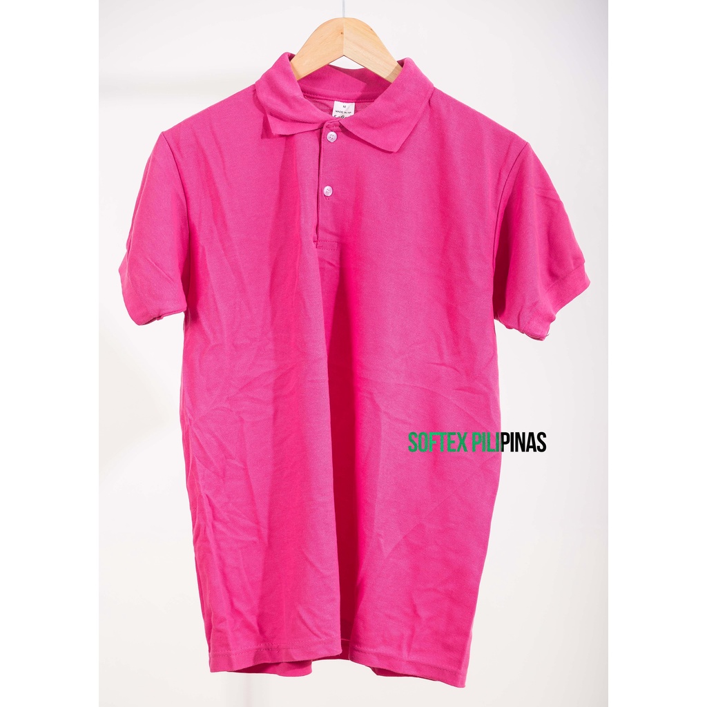 Softex Dark Color Honey Comb Polo Shirt With Collar Unisex | Shopee ...