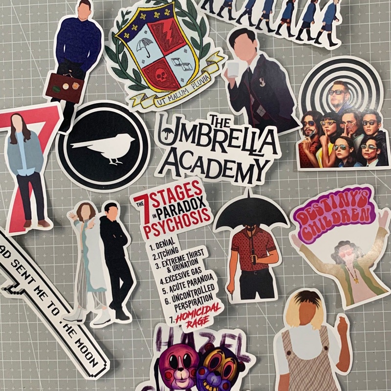 The Umbrella Academy Sticker Pack | Shopee Philippines