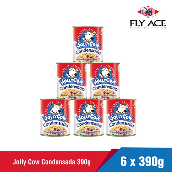 Jolly Cow Condensada 390g x 6 | Shopee Philippines