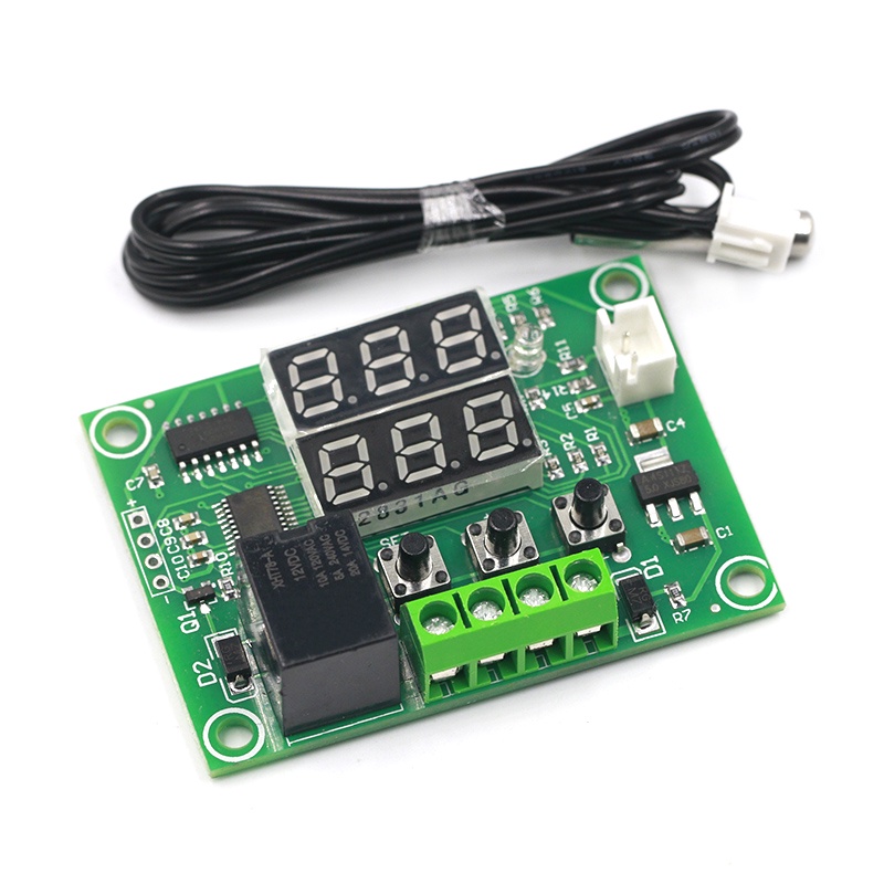XH-W1209 DC 12V Dual LED Digital Display Thermostat Temperature Controller Regulator Switch ...