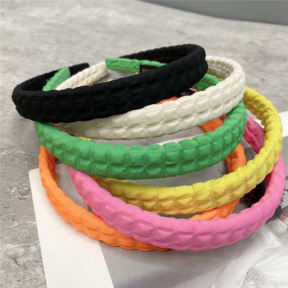 Color Sponge Headband Korean High Skull Top Pressure Macaron Simple ...