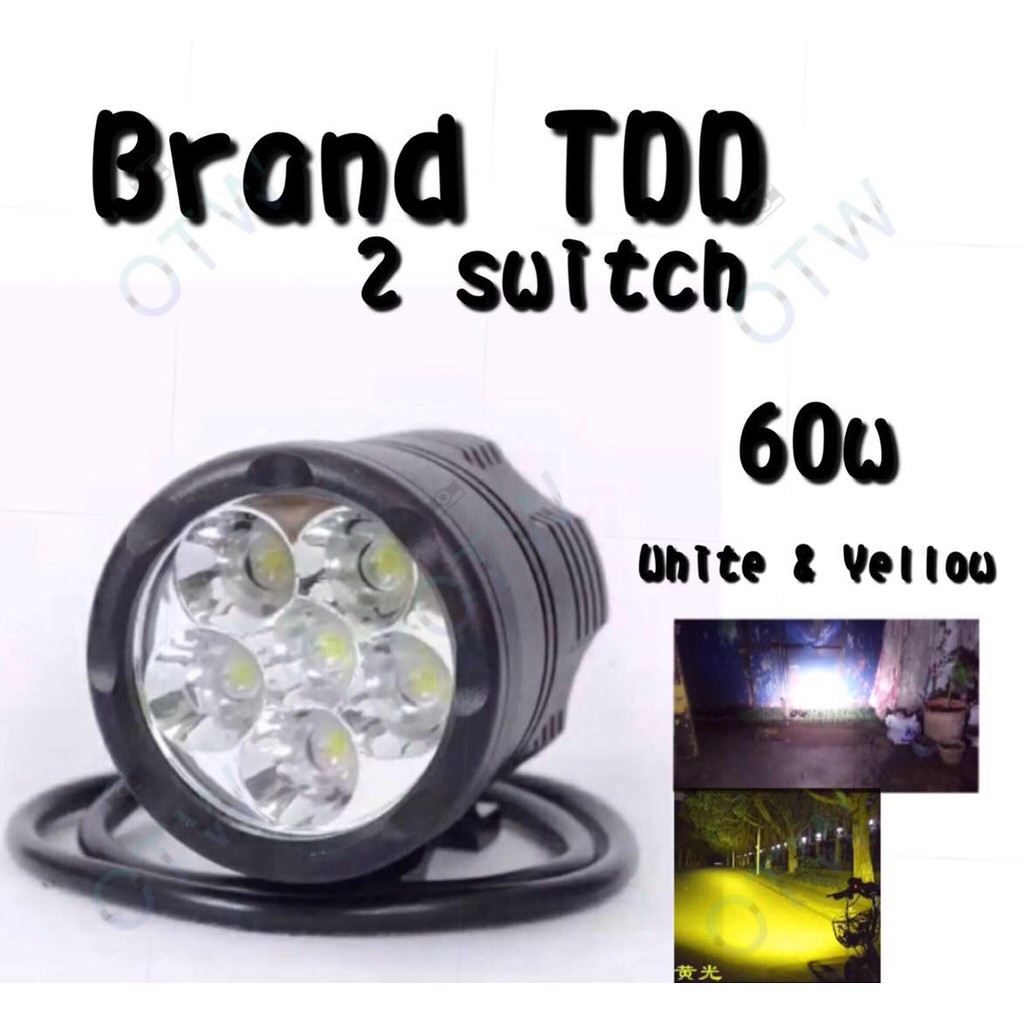 TDD Bluewater Headlight 60W Steady All Alloy Blue+White Original ...