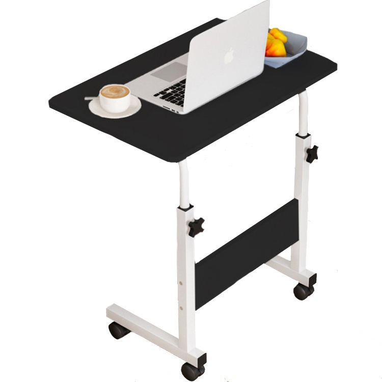 WM Adjustable Wooden Laptop Table With Wheels BGZ014 | Shopee Philippines