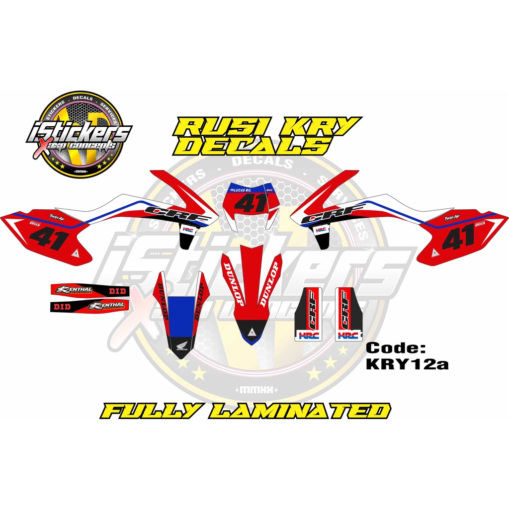 Rusi KRY 150/200 Full Decals Laminated KRY12 | Shopee Philippines