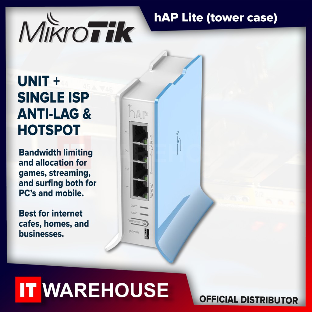 Haplite MikroTik RB941-2nd-TC Wi-Fi Router for Hotspot Vendo Business ...