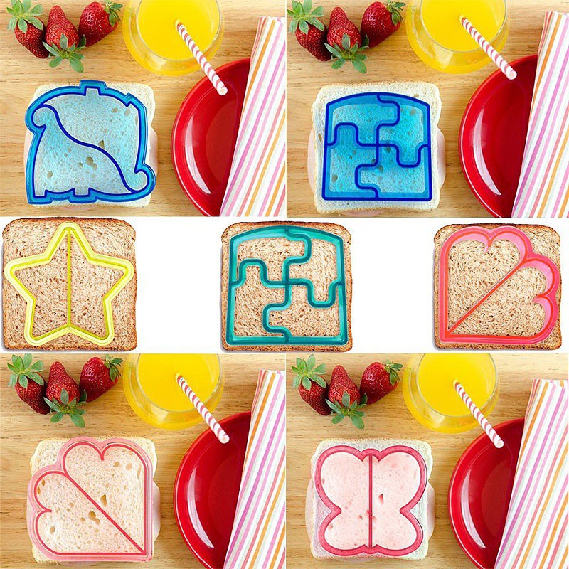 DIY Sandwich and bread crust cutter molds for kids no more boring lunch ...