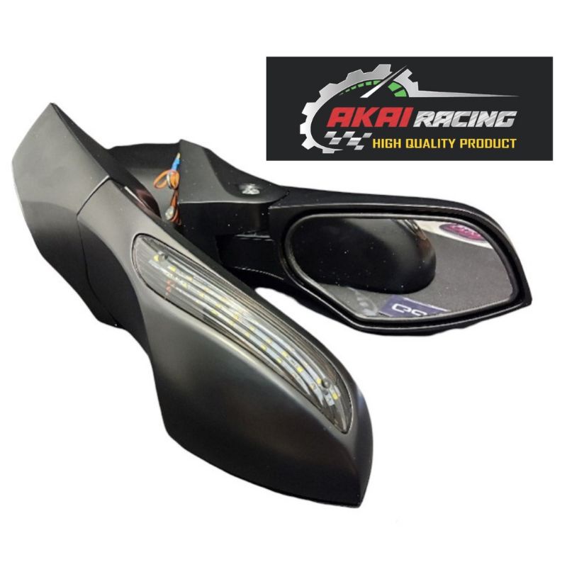 Old Nmax Folding Body Mirror ABS Plastic Rear View Mirror + Folding ...