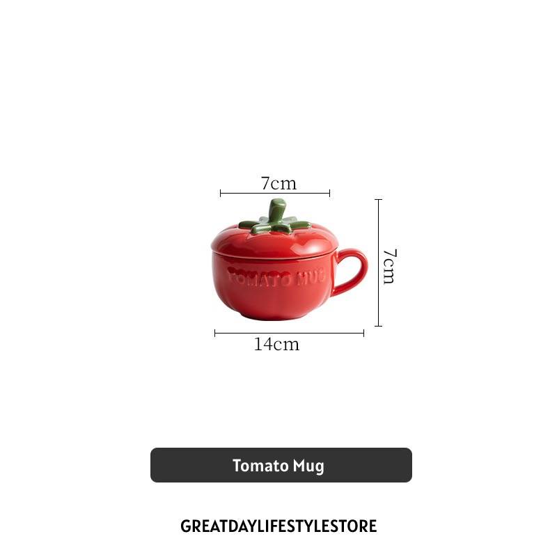 Tomato Mug or Cup Set for coffee or food | Shopee Philippines