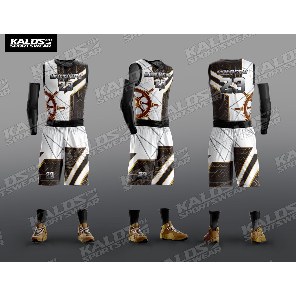 0098 SEAFARER MARINE SEAMAN DESIGN BASKETBALL JERSEY SET SANDO AND ...