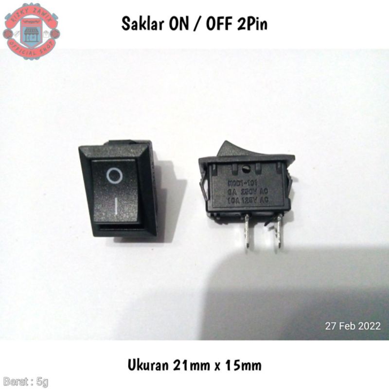 On / OFF 2Pin 21mm x 15mm • Power ON/OFF Switch ON/OFF Electrical Tool ...