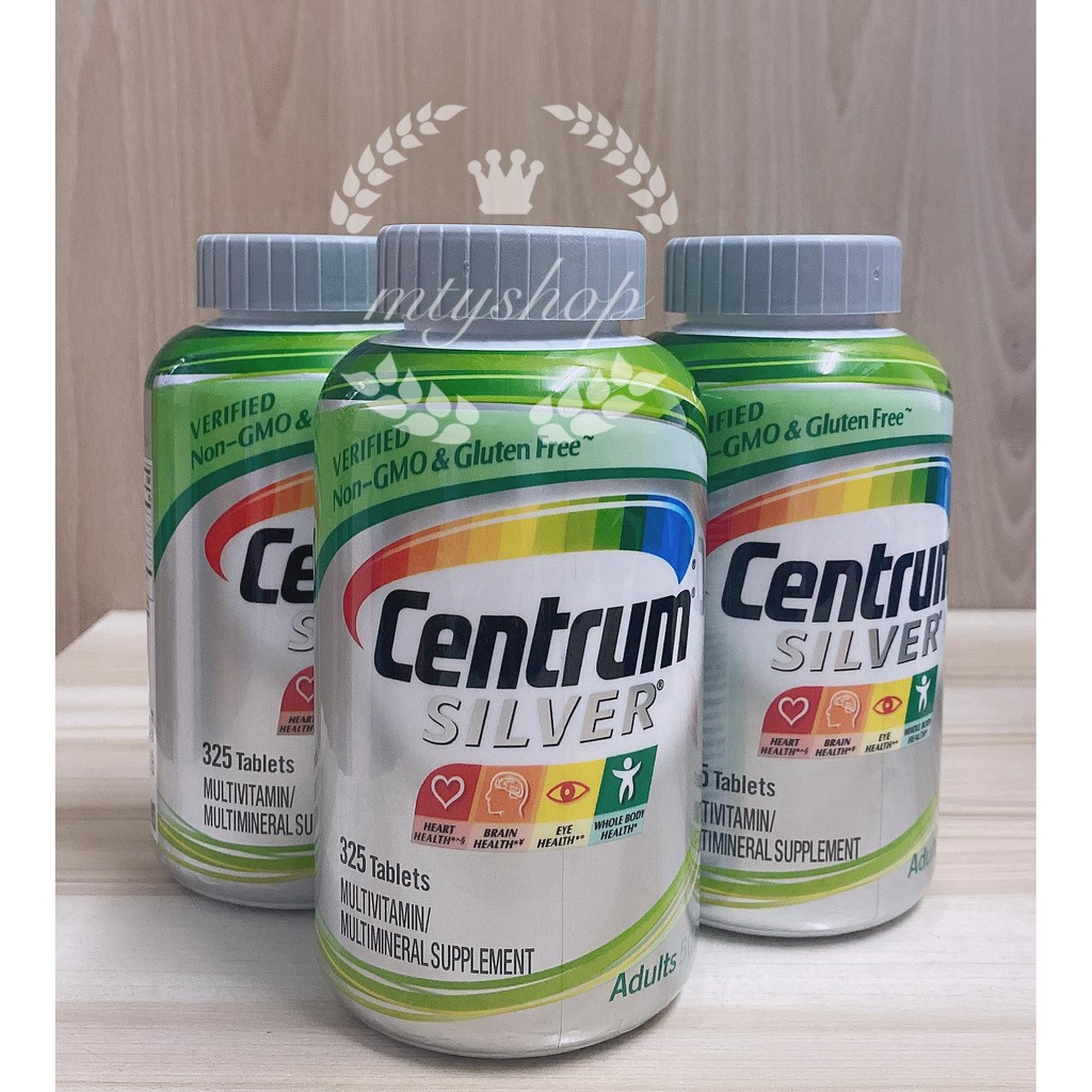 Centrum Silver Multivitamin Adult 50+ 325Tablet (exp.2028) | Shopee ...