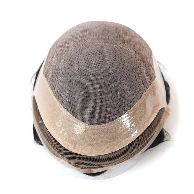 Duro Lace Dzire-Indian Human Hair Toupee Lace in Front Wigs for Men 6 ...