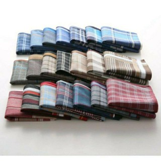6pcs/12pcs Male Assorted Cotton Handkerchief Panyo Scarf Bandana Cotton ...