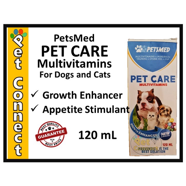 Petsmed PET CARE Multivitamins Growth and Appetite Enhancer for Dogs ...