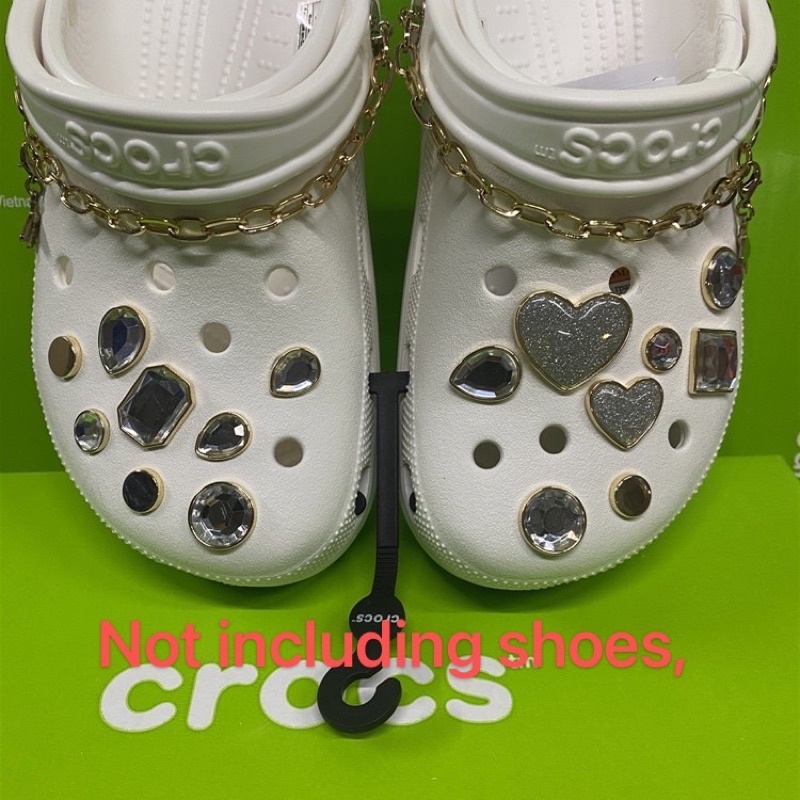 Crocs Jibbitz sparkling diamond set (16 pieces)Not including shoes【001 ...