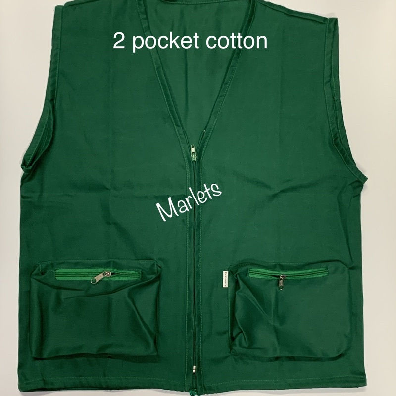 Vest Chaleco 2 pockets Cotton mens unisex Election Toda Brgy. Tanod vest chaleco two pocket ...