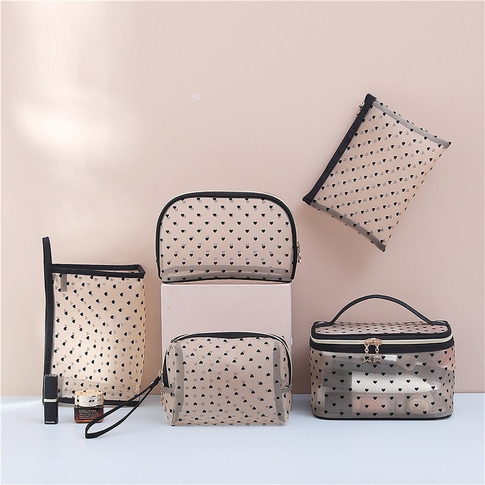 Mesh Make Up Pouch Organizer Pouch Hygiene Kit Pouch For School ...