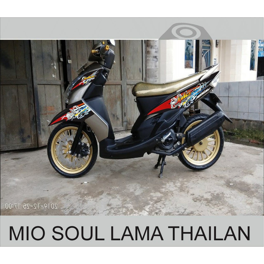 Decal striping Sticker Motorcycle mio soul Old thailand | Shopee ...