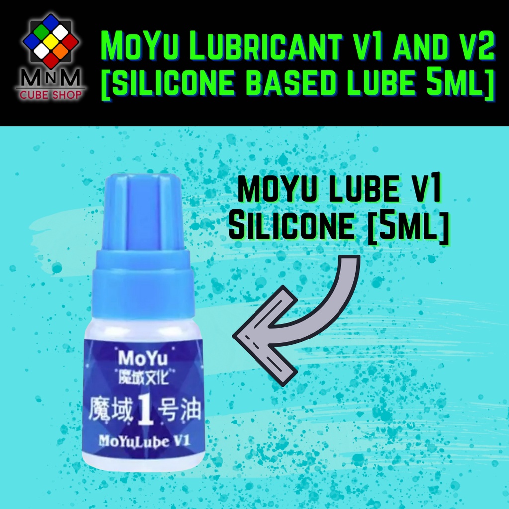 Rubiks Cube Lube Moyu Lubricant v1 and v2 silicone based lube 5ml | Shopee Philippines