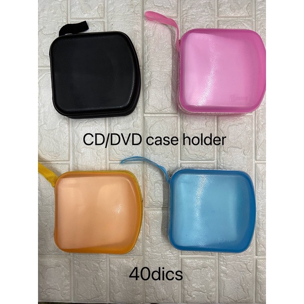Hard plastic CD/DVD holder case bag 40 dics (small cd case) | Shopee ...