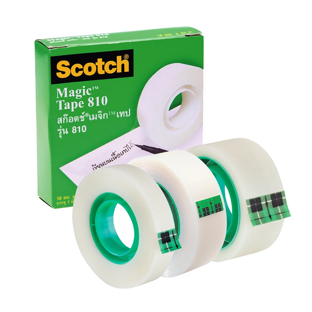 Opaque Tape Scotch 810 Magic Can Be Written Over (1 Roll) 3M Adhesive ...