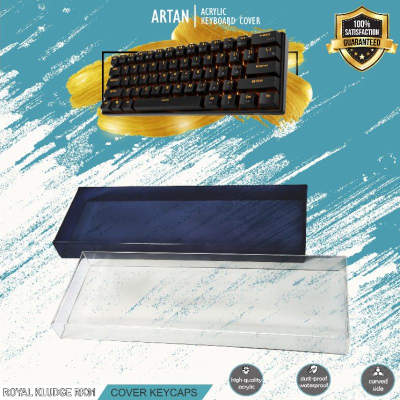 Royal Kludge RK61 ACRYLIC KEYCAPS COVER EFFECTIVE KEYBOARD CAPS ...
