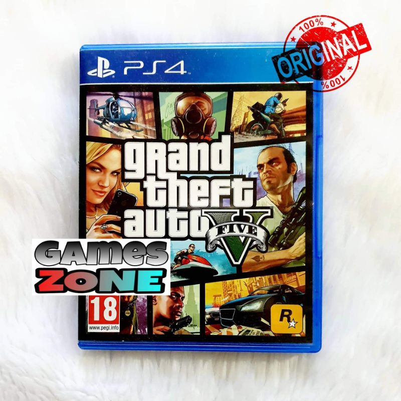 PS4 Game GTA 5 Grand Theft Auto V (with freebie) | Shopee Philippines
