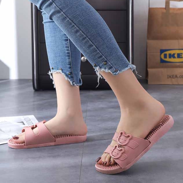 Shuta Foot Massage Comfortable Slippers For Women's J300L | Shopee ...