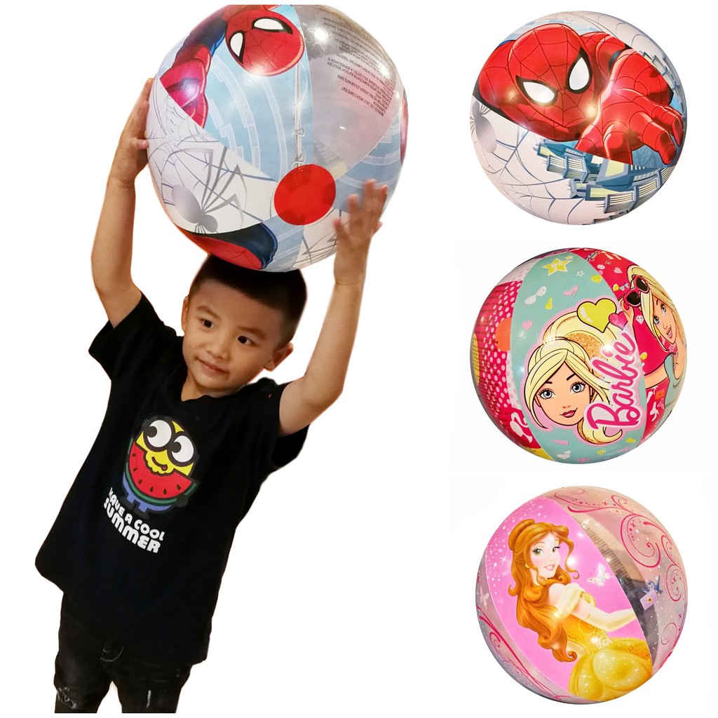20cm BIG CHARACTER BEACH BALL INFLATABLE | Shopee Philippines