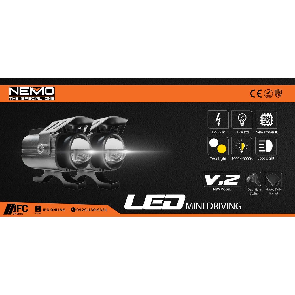 Nemo Mini Driving Light MDL V1 V2 | Shopee Philippines
