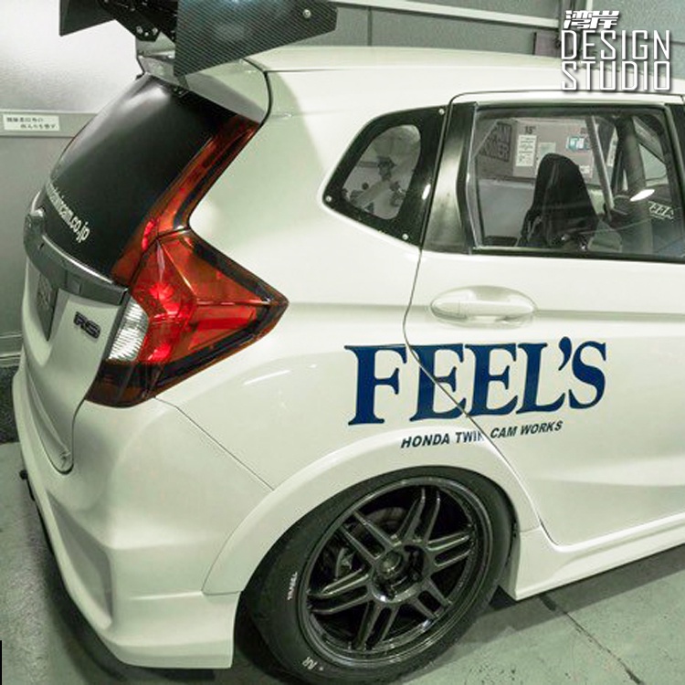 Fastest Bay Shore Bumper Stickers Japanese JDM Modified Stickers Feel ...