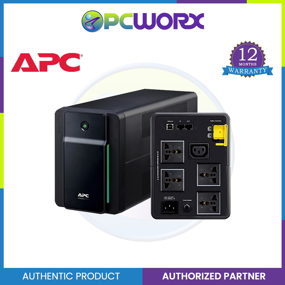 APC Back-UPS 1200VA, 230V, AVR, 4 universal & 1 IEC outlets (BX1200MI ...