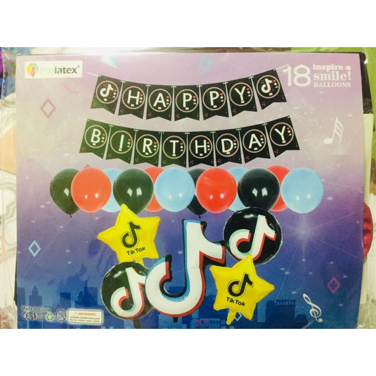 Tiktok Happy Birthday Set | Shopee Philippines Tiktok Happy Birthday Set | Shopee Philippines
