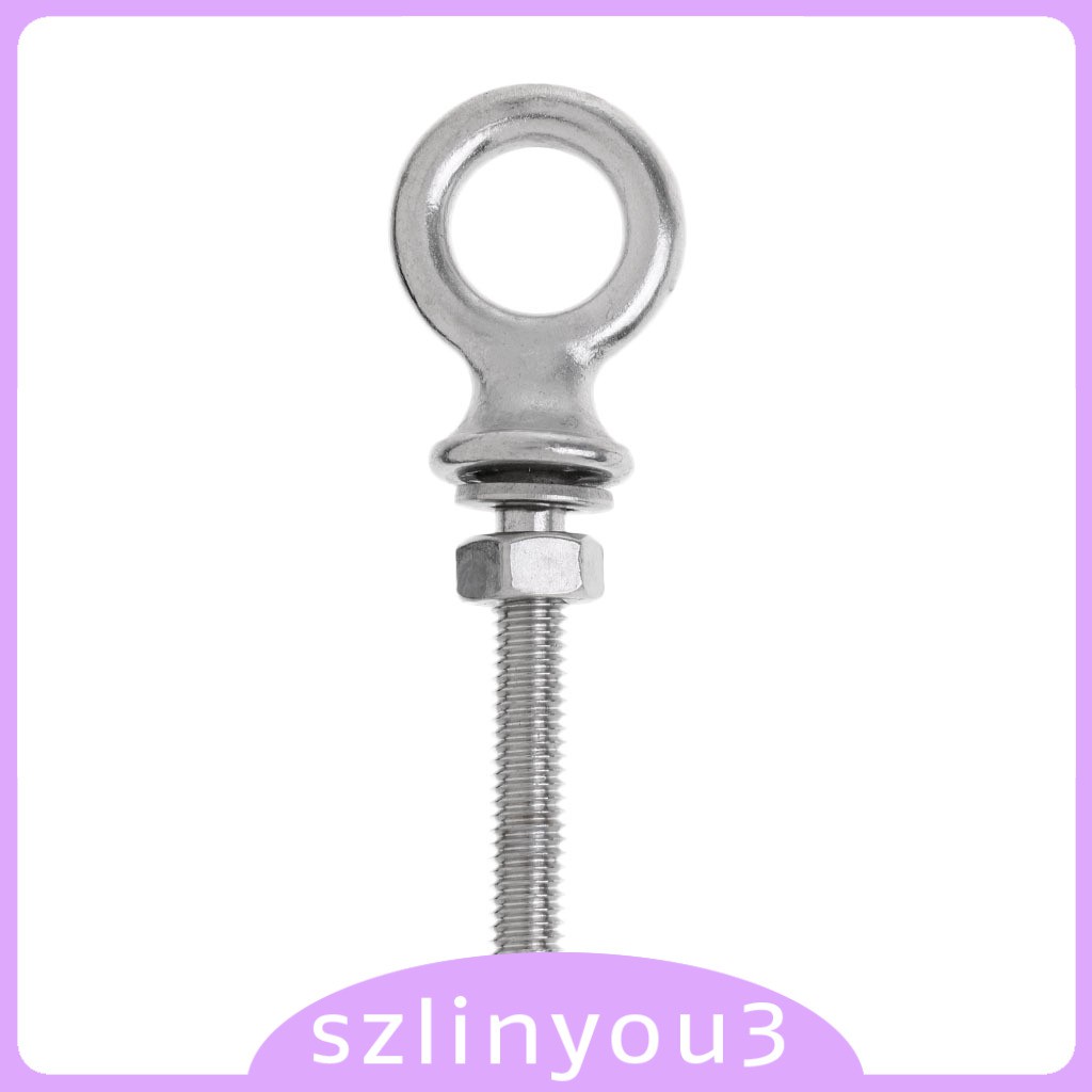Practical Tool M6 M8 M10 Thread Stainless Steel Eye Bolts Lifting ...