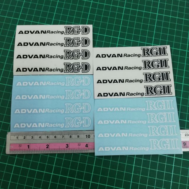 Sticker rim advan racing (RG-D / RGII) | Shopee Philippines