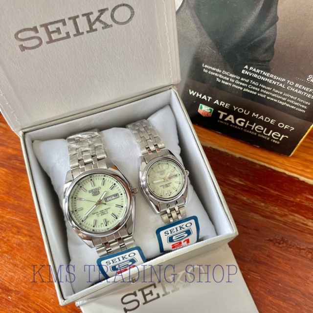 Seiko 5 Plain Automatic Hand Japan Movement Watch with Day & Date free ...