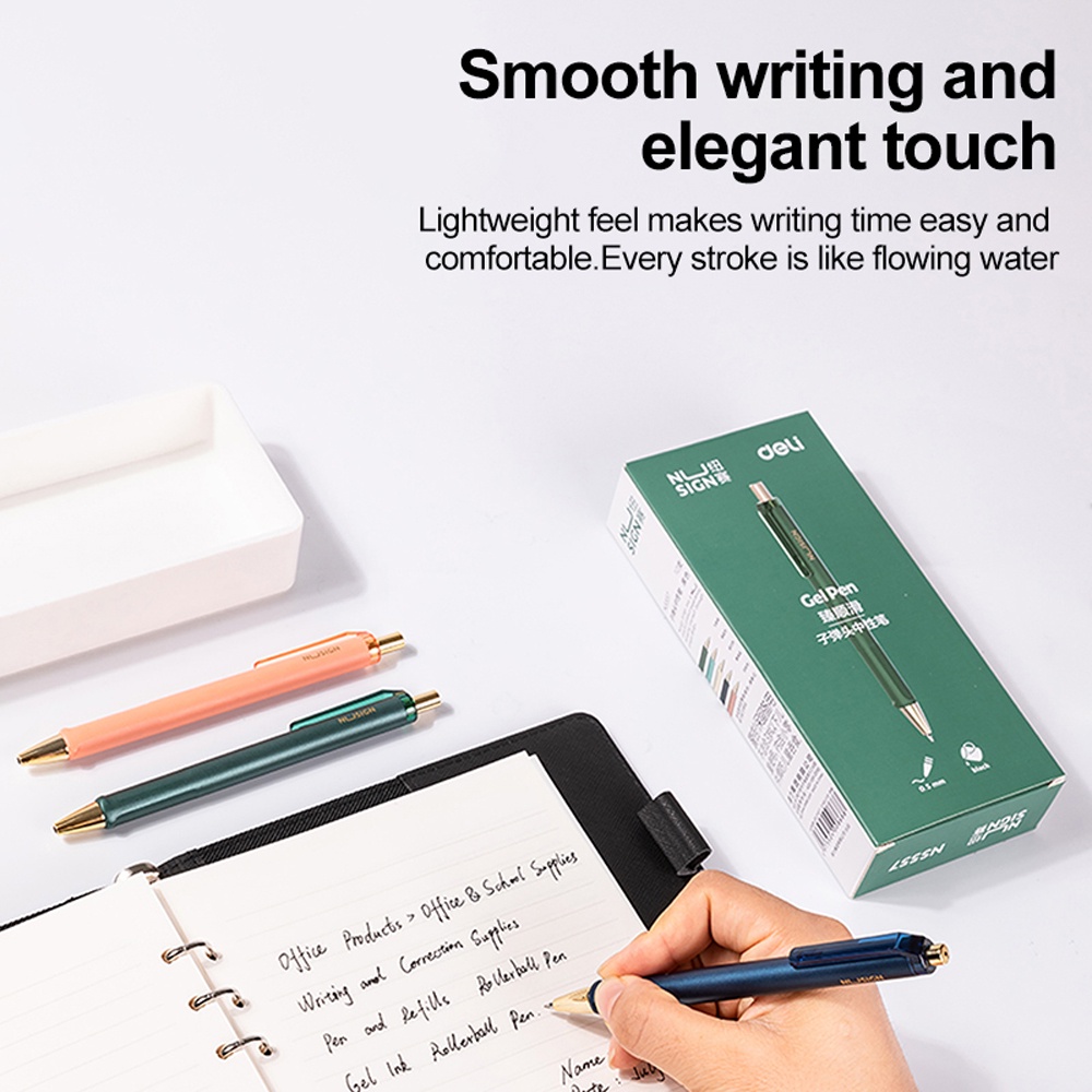 Nusign by Deli NS557 Ballpen Sign Pen 0.5mm Writing Pens Office School ...