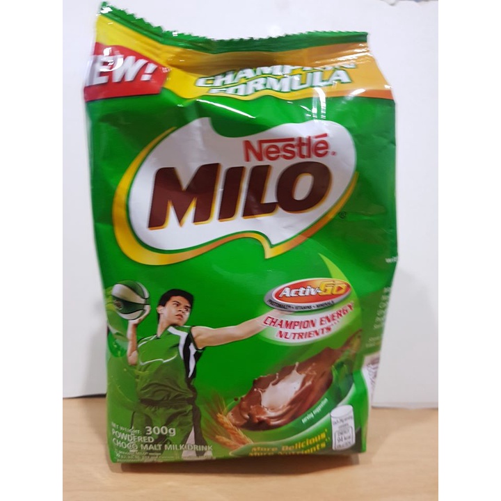 Nestle MILO Active-GO, Choco Malt Powdered Milk (2 packs x 300 grams ...