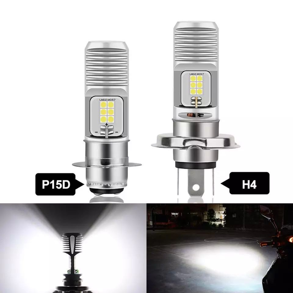 T19 Motorcycle Headlight H4 Ba20d P15d Led Super Bright Original Bulb ...
