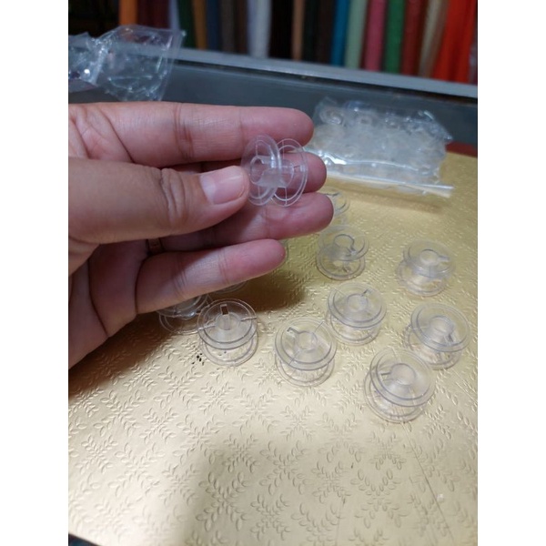 HITAM MESIN Plastic Spool/Plastic Sewing Machine Pull For Small ...