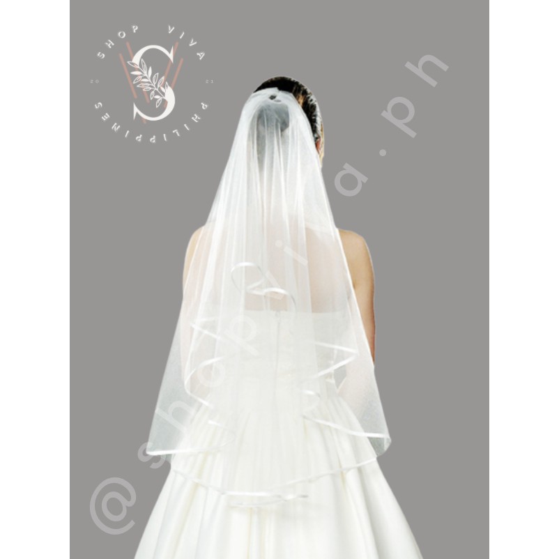 Bridal Veil With Comb Wedding Essential Entourage Bride First Primary ...