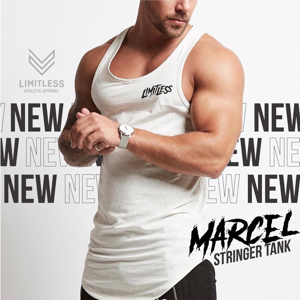 Limitless [MARCEL] Stringer Tank Top Bodybuilding Series Men's Gym ...