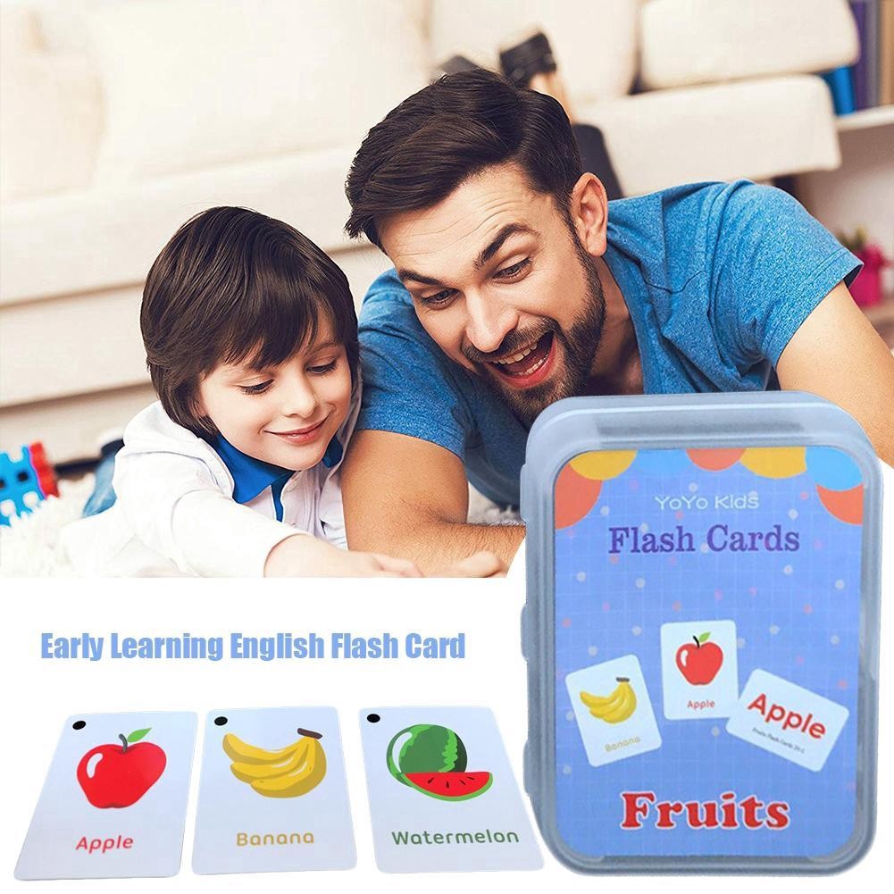 Flashcards Family Preschool Education learn English Word Cards for ...