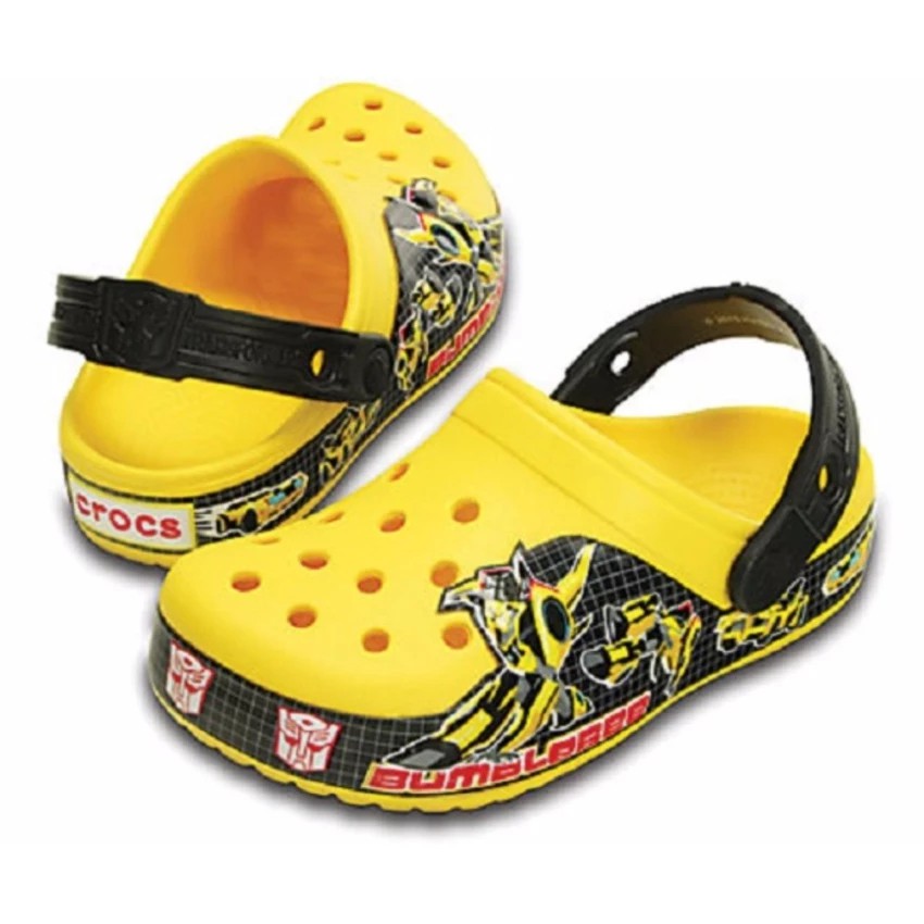 CROCS Boys Casual Shoes Crocband Transformers Bumblebee Size C8/9 ...