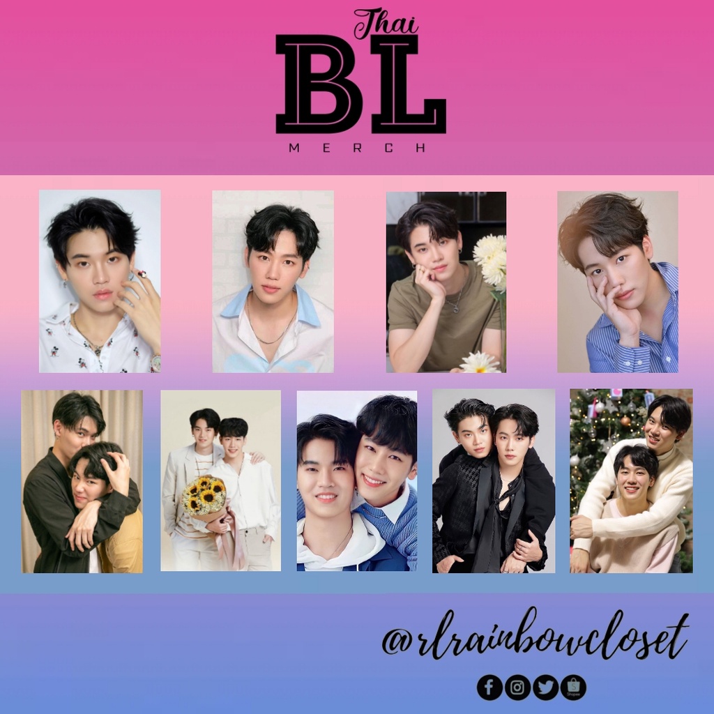 Thai BL YinWar Photocards Mooyor Yin Anan Wong War Wanarat Ratsameerat ...