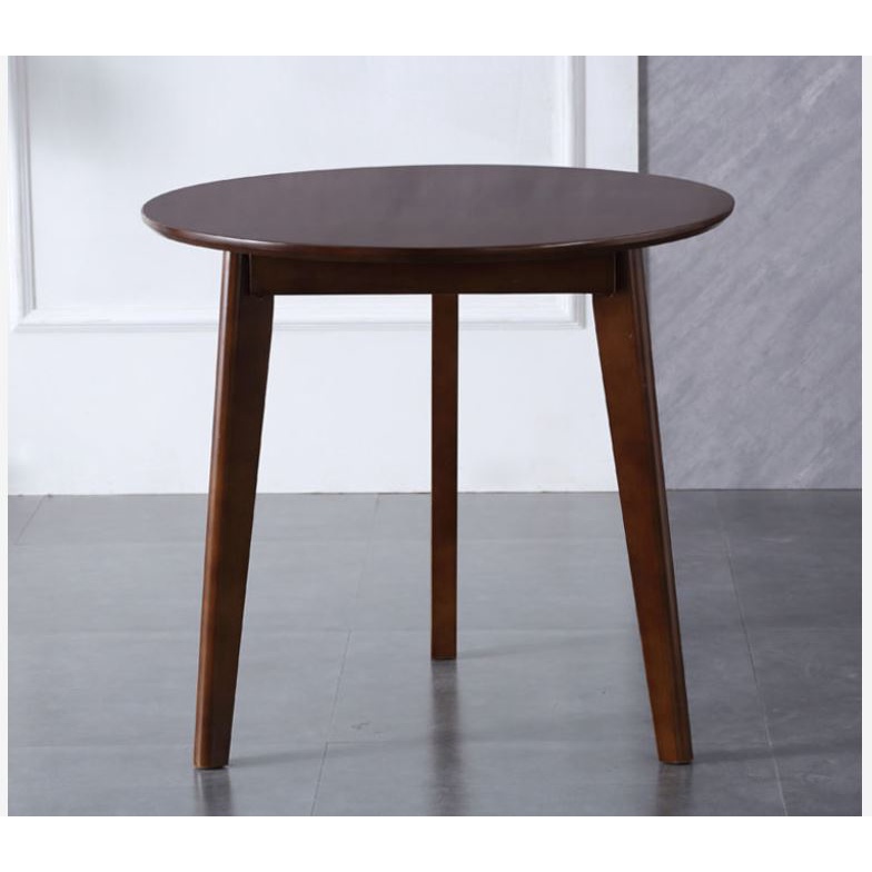 Lazyhome Solid Wood Round table Nordic Modern Style Dining Table Home ...