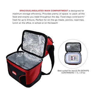Biokips Insulated Lunch Bag With Handle Xlarge Polyurethane Foam ...