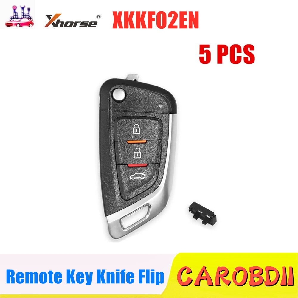 XHORSE XKKF02EN VVDI Universal Remote Car Key 3 Buttons 5pcs/Lot ...